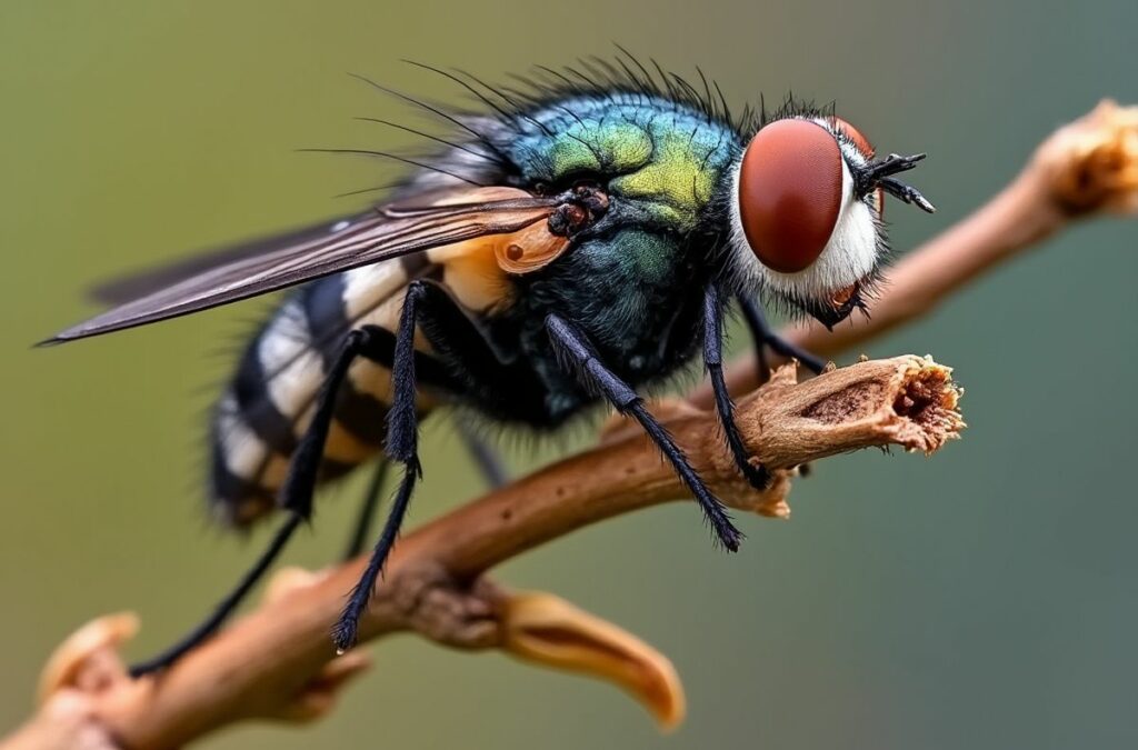Grosse mouche verte : identification et rôle écologique | Les insectes